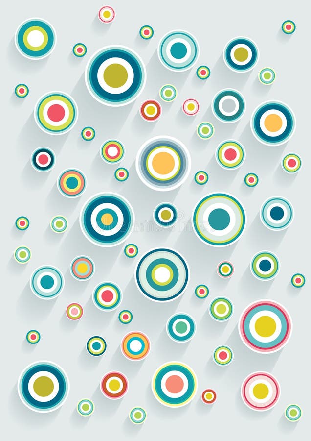 Circle pattern. stock vector. Illustration of creative - 47153796