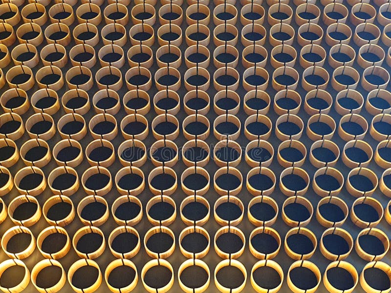 Pattern of Pipes on Sky Background Architectural Design Stock Photo ...