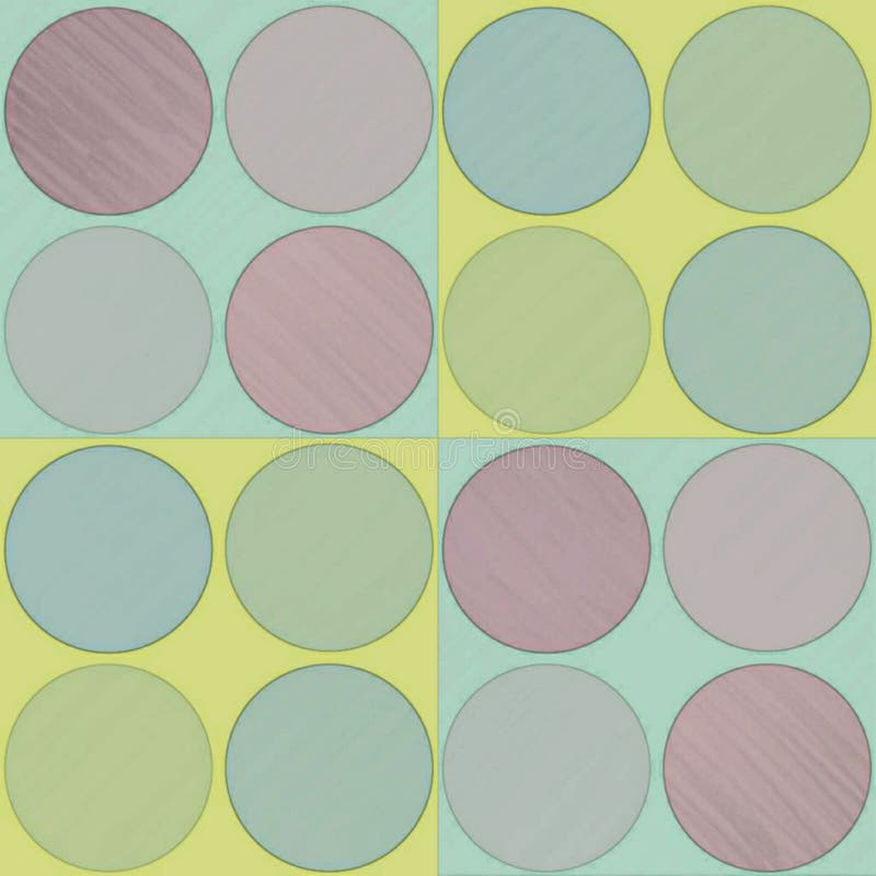 The Circle Pattern is Drawn Imitating Pencil Drawing. Stock ...