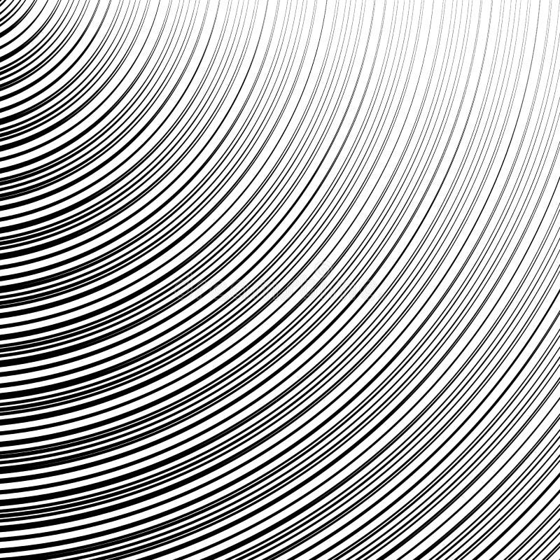 Circle Pattern with Dynamic, Irregular Lines. Geometric Circular Stock ...