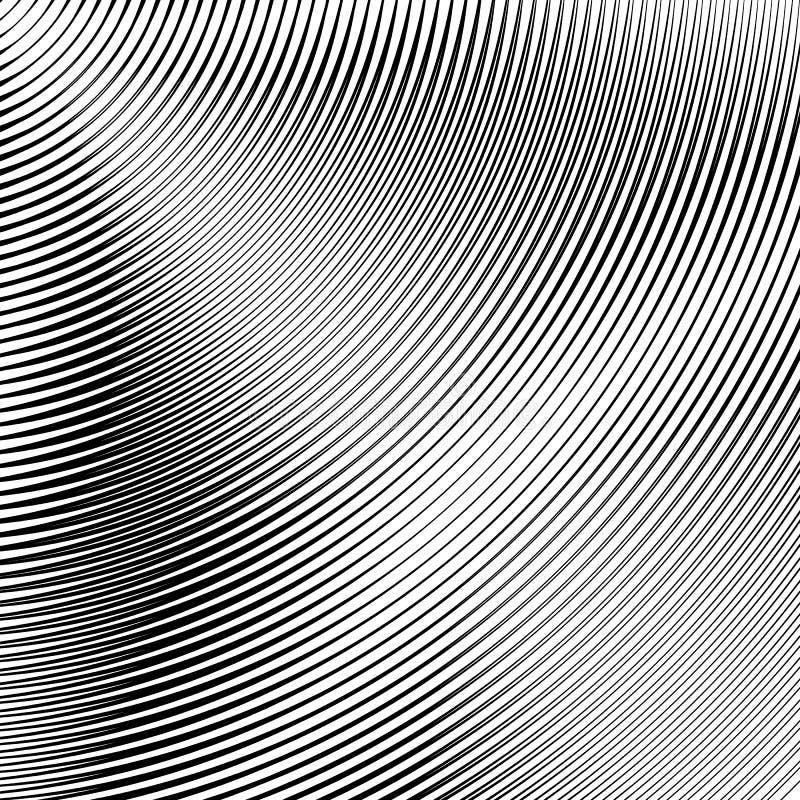 Circle Pattern with Dynamic, Irregular Lines. Geometric Circular Stock ...