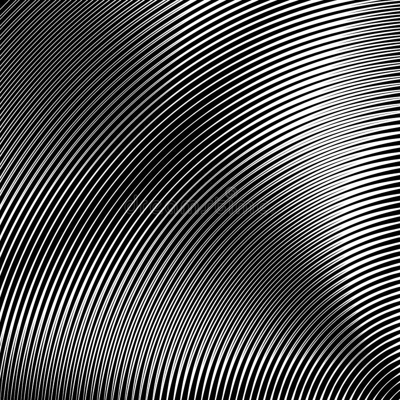 Circle Pattern with Dynamic, Irregular Lines. Geometric Circular Stock ...