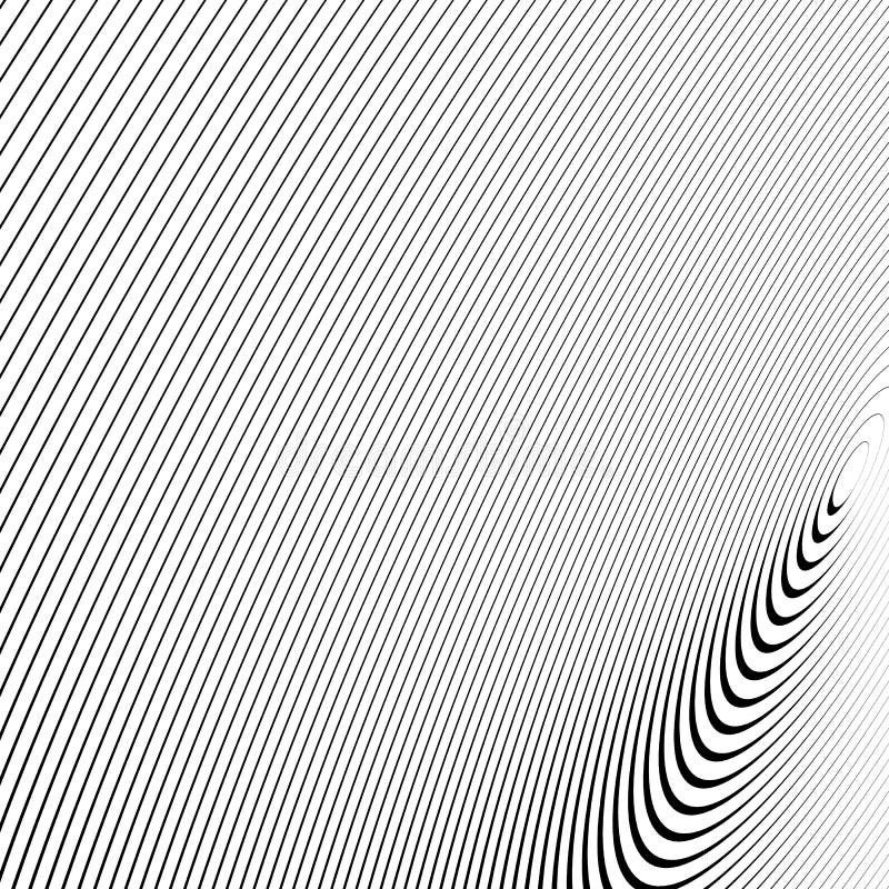 Circle Pattern with Dynamic, Irregular Lines. Geometric Circular Stock ...