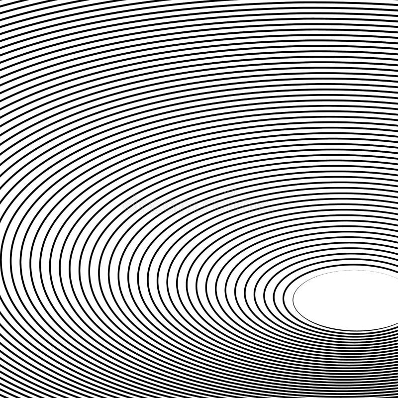 Circle Pattern with Dynamic, Irregular Lines. Geometric Circular Stock ...