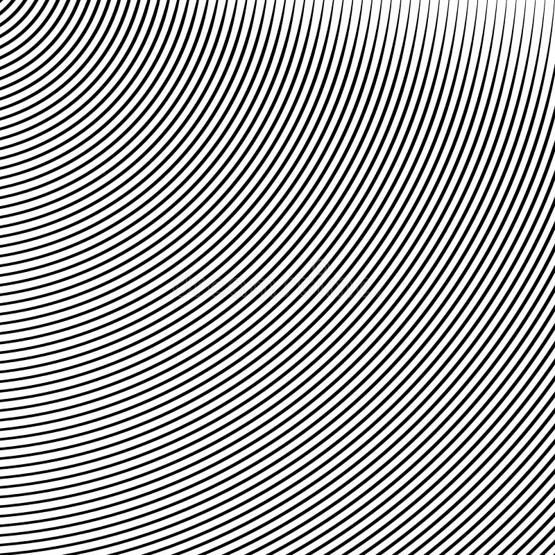 Circle Pattern with Dynamic, Irregular Lines. Geometric Circular Stock ...