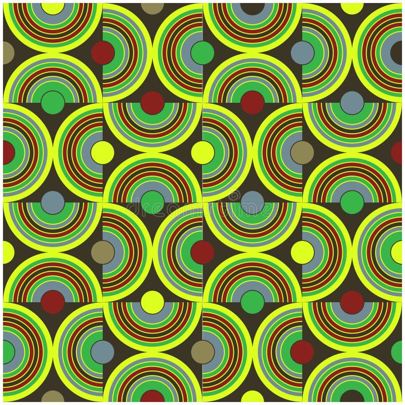 Circle pattern green stock vector. Illustration of picture - 18417290