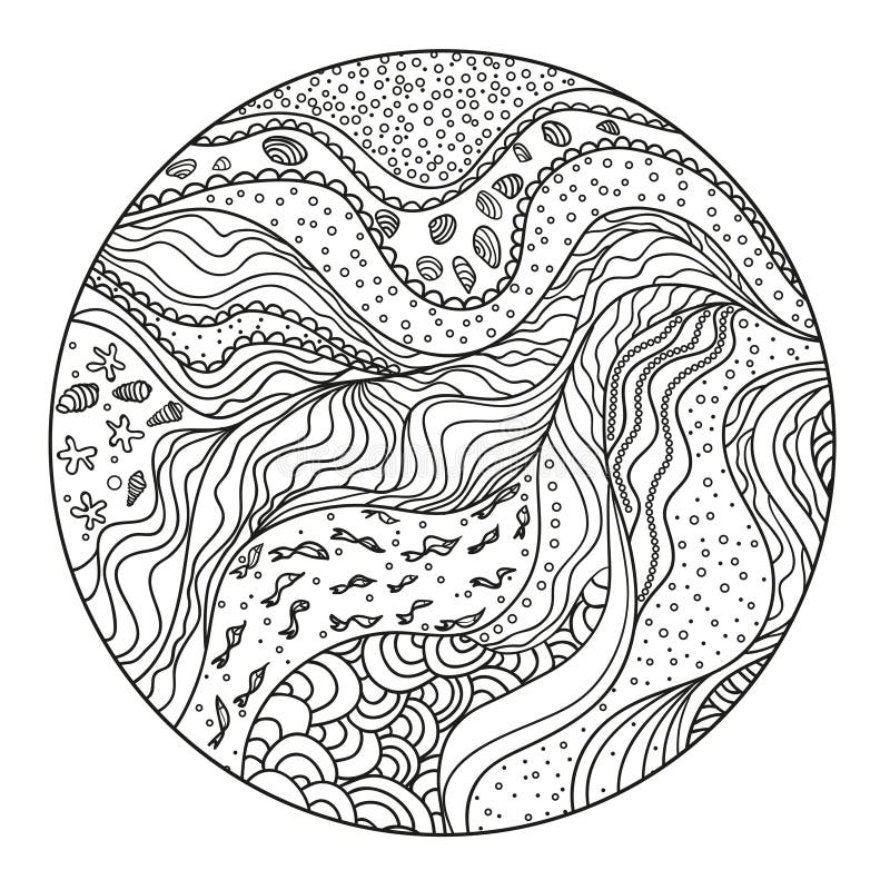 Nautical Mandala Stock Illustrations – 550 Nautical Mandala Stock ...