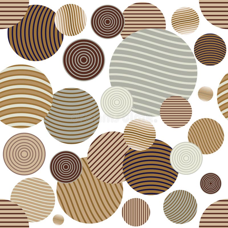 Circle Pattern. Modern Stylish Texture Stock Vector - Illustration of ...