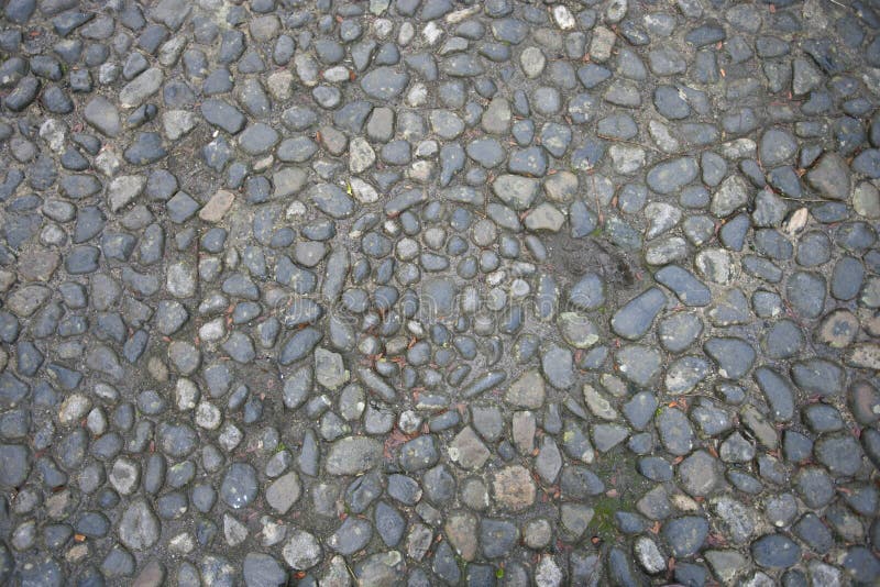 Circle Pattern in Stone Path Stock Image - Image of city, background ...