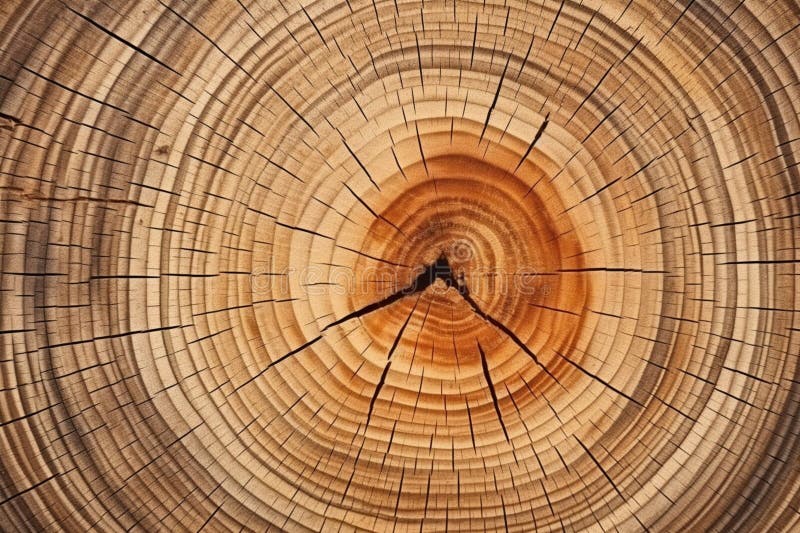 Circle Patterns Unveil the Annual Growth Rings of a Cut Tree Stock ...