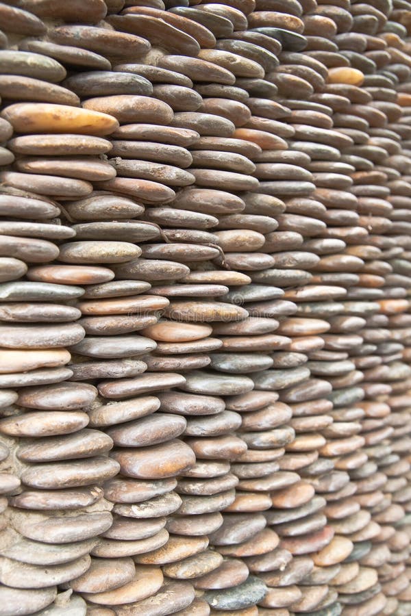 Circle pebble wall stock image. Image of circle, texture - 21096681