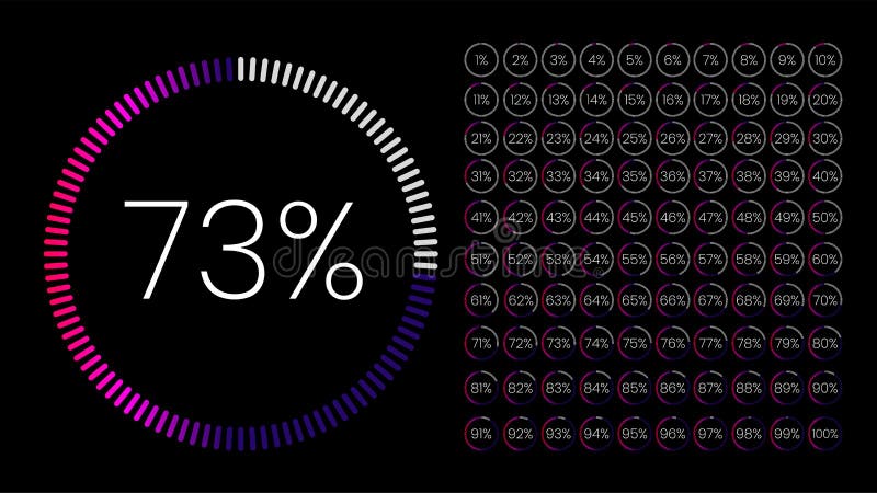 Black Number Sets Circle Stock Illustrations – 393 Black Number Sets ...