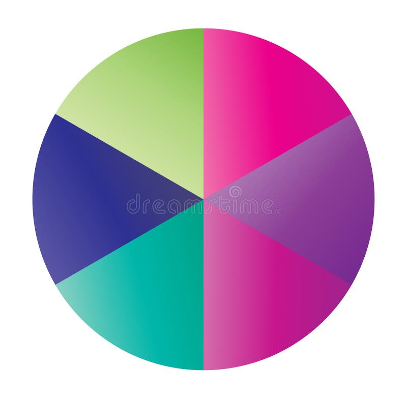 Circle Pie Chart, Pie Diagram Icon from 2 To 20 Sections. Simple, Basic ...