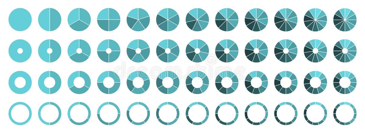 5 Section Circle Stock Illustrations – 624 5 Section Circle Stock ...
