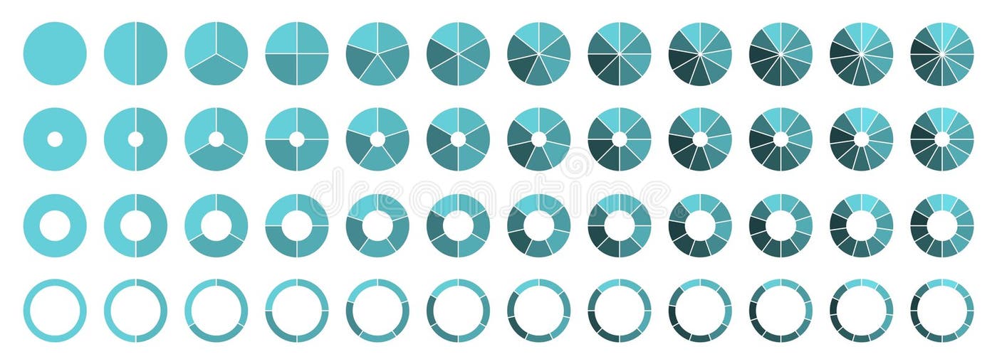 5 Section Circle Stock Illustrations – 624 5 Section Circle Stock ...