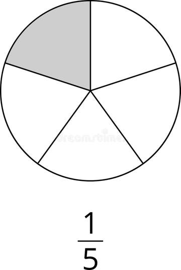 Circle Pie with Pieces. Segment Slice Set. Circles Divided in Segments ...