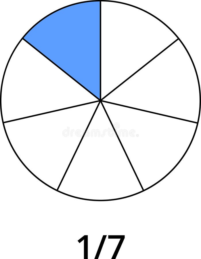 Circle Pie with Pieces. Segment Slice Set. Circles Divided in Segments ...