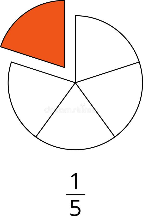 Circle Pie with Pieces. Segment Slice Set. Circles Divided in Segments ...