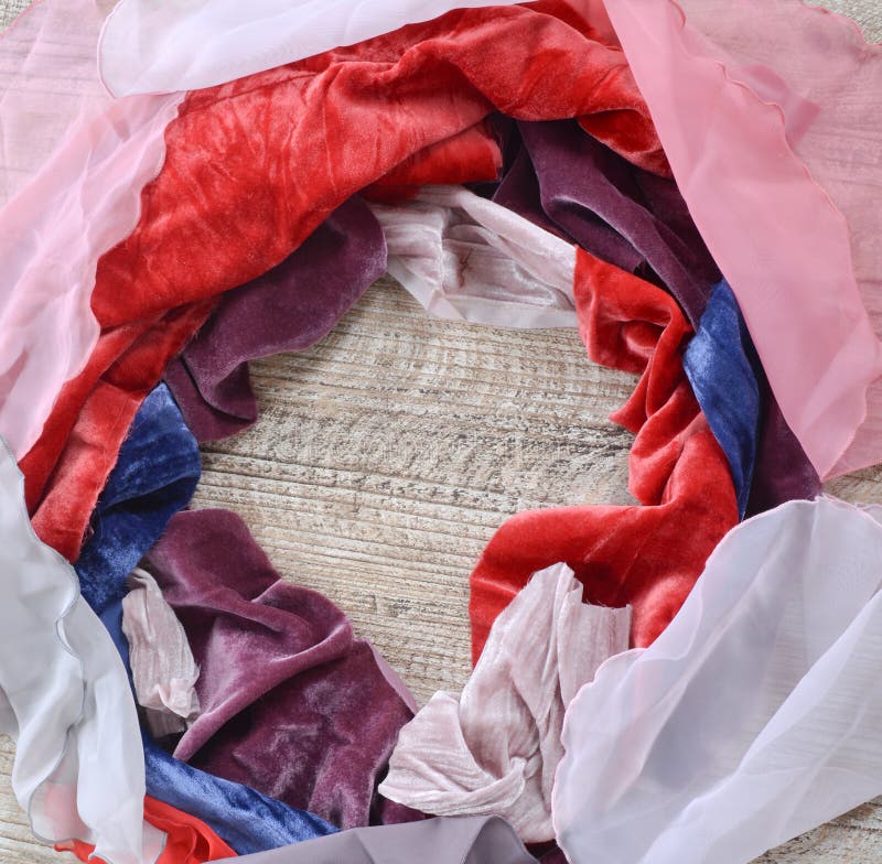 Colorful Fabric Pieces Picture. Image: 82992386