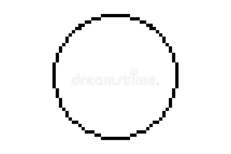 Circle Pixel Art Icon Simple Design Stock Illustrations – 3,292 Circle ...