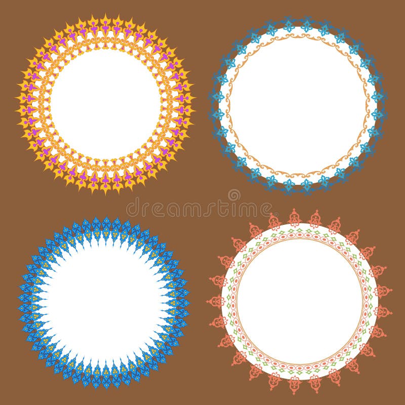 Circle plan vector classic stock vector. Illustration of graphics ...