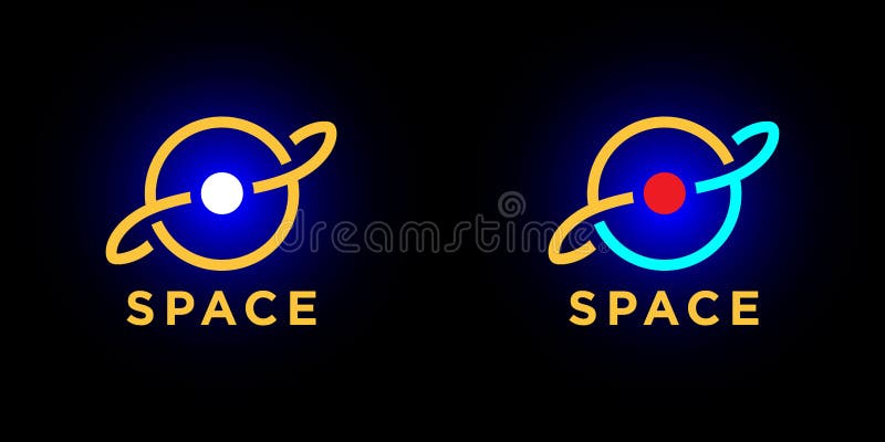 Circle Planet with Orbit Global Space, Symbol Icon Vector Space Logo ...