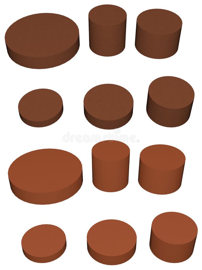 Circle platform set stock illustration. Illustration of childhood ...