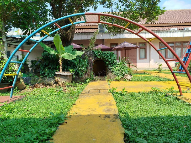 The Circle Play Ground for Kids Stock Photo - Image of play ...