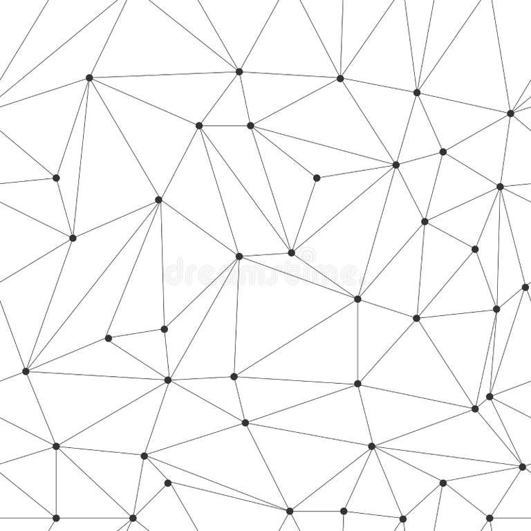 Irregular Triangle Grid with Junction Point Texture. Modern Geometric ...