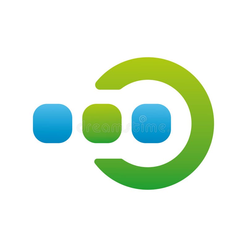 Circle and Points Company Logo Colorful Design Icon Stock Vector ...