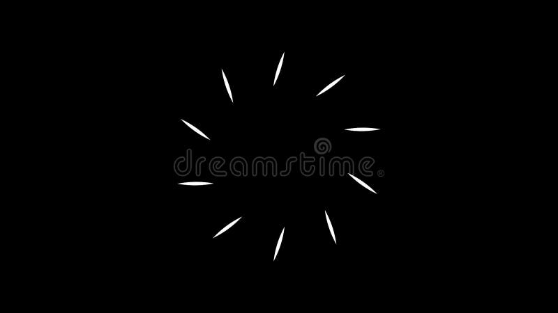 Circle Pop Up Bursting Line Animation. 2d Fx Circle Motion Graphics ...