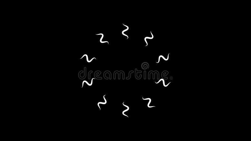 Circle Pop Up Bursting Line Animation. 2d Fx Circle Motion Graphics ...