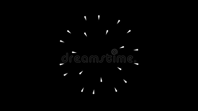 Circle Pop Up Bursting Line Animation. 2d Fx Circle Motion Graphics ...
