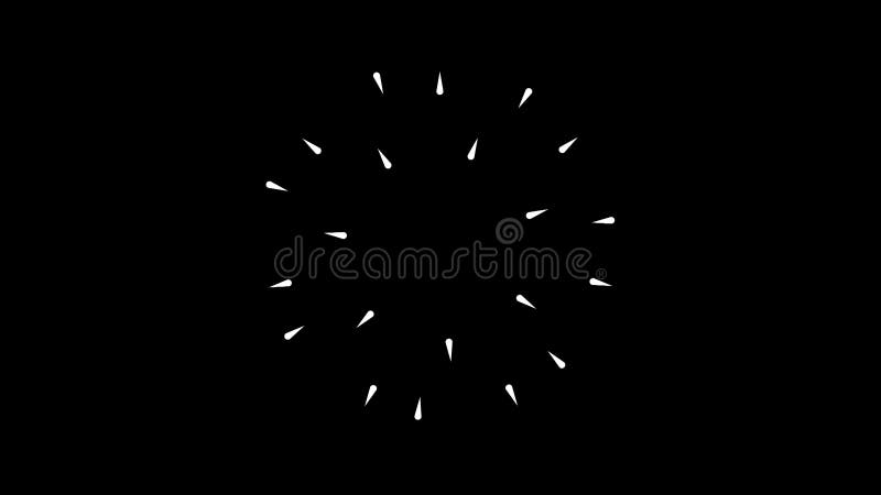 Circle Pop Up Bursting Line Animation. 2d Fx Circle Motion Graphics ...