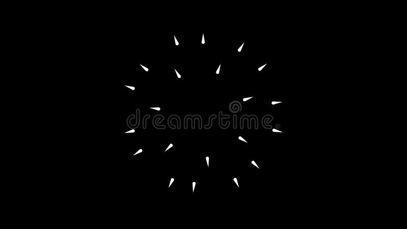 Circle Pop Up Bursting Line Animation. 2d Fx Circle Motion Graphics ...