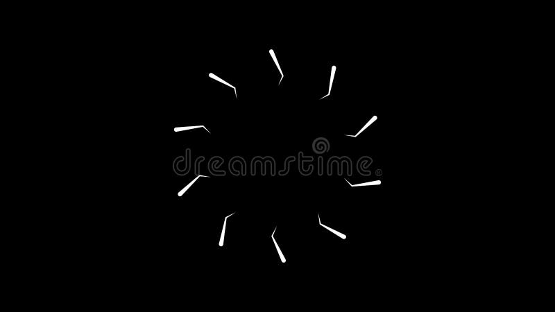 Circle Pop Up Bursting Line Animation. 2d Fx Circle Motion Graphics ...