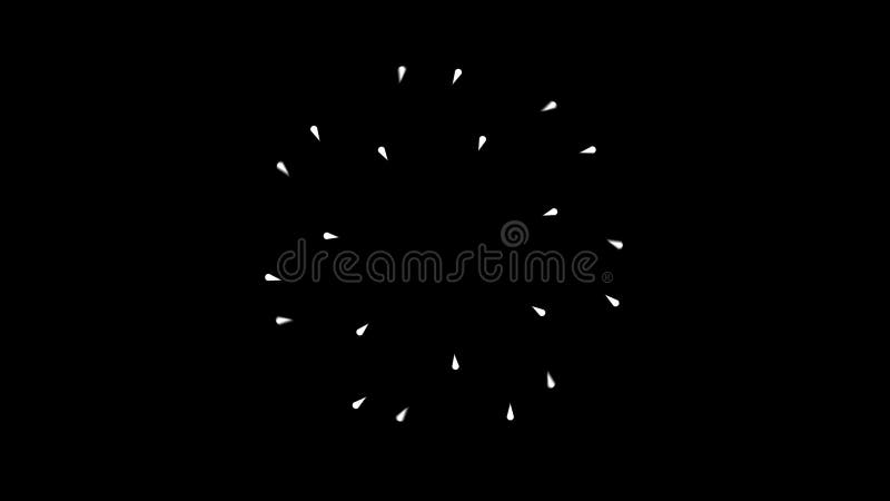 Circle Pop Up Bursting Line Animation. 2d Fx Circle Motion Graphics ...
