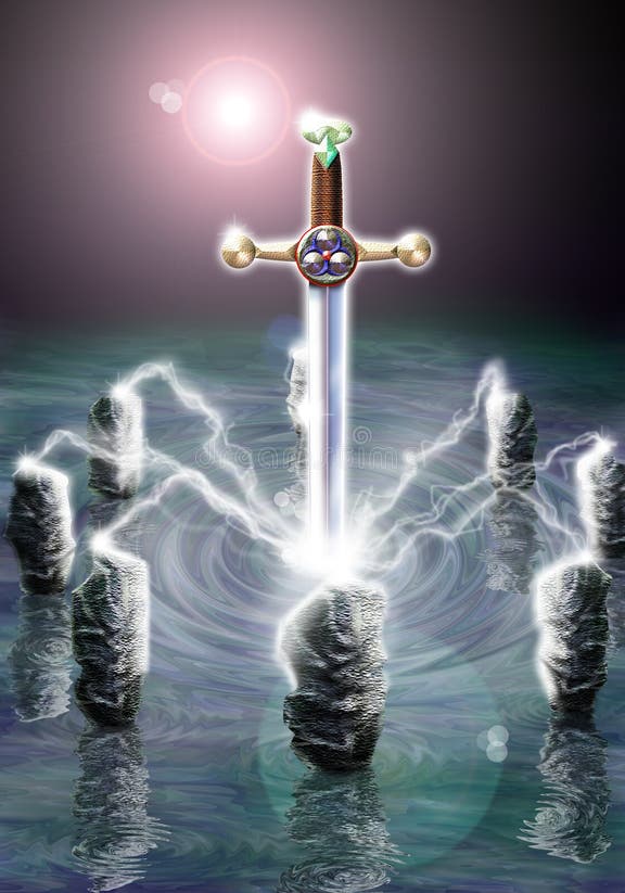 Circle of Power stock illustration. Illustration of fantasy - 2952980