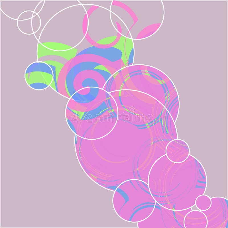 Circle print. illustration stock vector. Illustration of contemporary ...