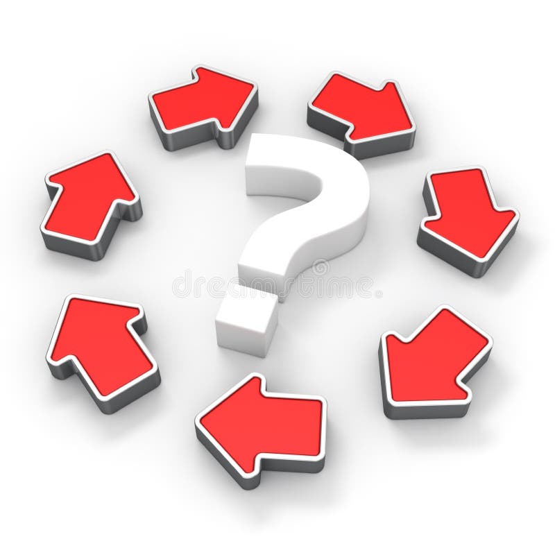 Circle of problems stock illustration. Illustration of frequently ...