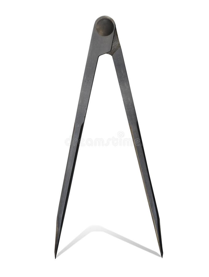 Circle Professional Measuring Tool Pen Work Hand Craft Stock Photo ...