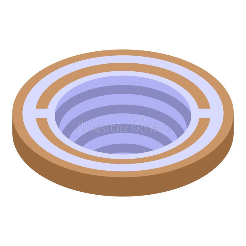 Circle Quarry Icon Isometric Vector. Mine Industry Stock Vector ...
