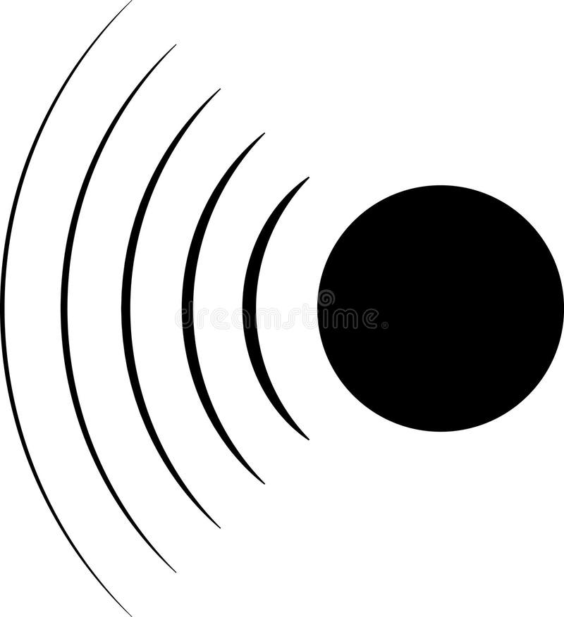 Radial Pulse Sea. 3D Drip Drop. Big Data Grid Stock Illustration ...