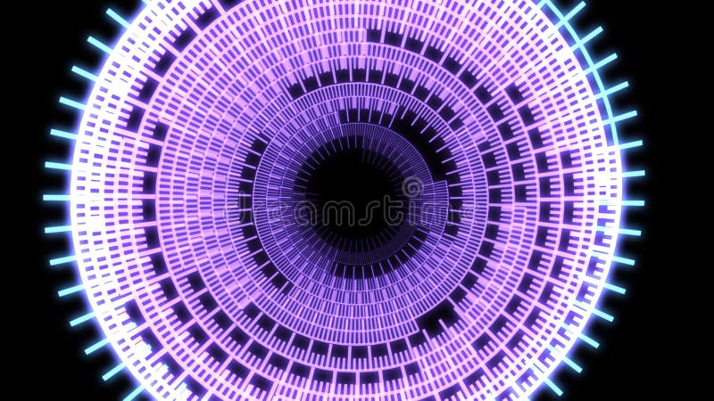 Circle Radial Patterns Purple Wobble XL Animation Loop Stock Footage ...