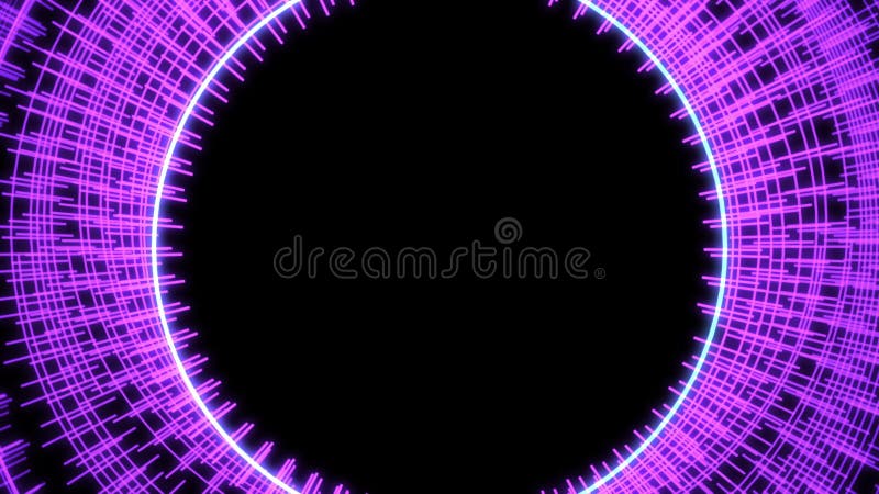 Circle Radial Patterns Purple Wobble XL Animation Loop Stock Footage ...