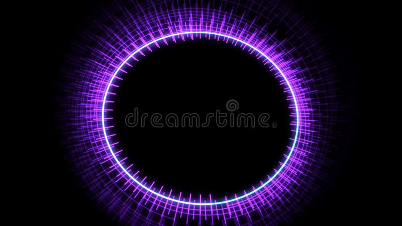 Circle Radial Patterns Purple Wobble S Animation Loop Stock Footage ...