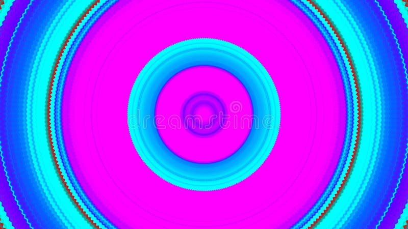 Circle Radio Wave Background Effect Stock Illustration - Illustration ...