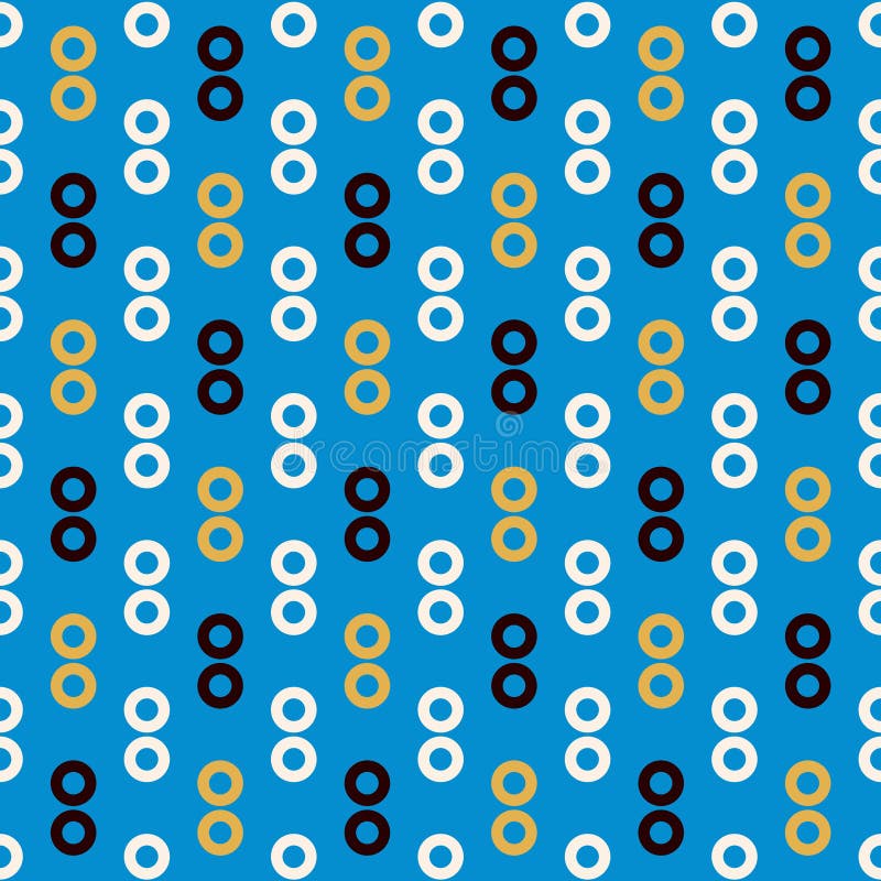 Circle Rain Drop Seamless Pattern Stock Vector - Illustration of modern ...