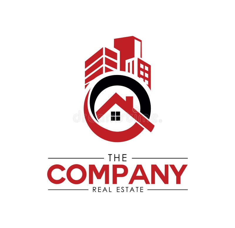 Circle Real Estate Building Logo Stock Vector - Illustration of concept ...