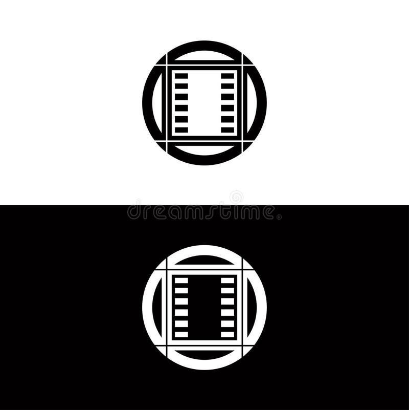 Circle Rectangle Vector Logo Template Design Stock Vector ...